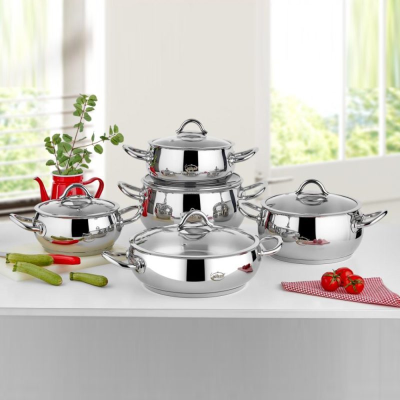 Gülsan Ada 10 Parça Tencere Seti – Gülsan | Çelik, Döküm, Granit ...