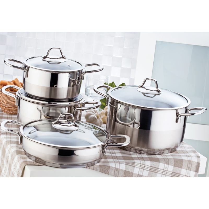 Çelik Tencere Setleri – Gülsan | Çelik, Döküm, Granit Tencere ve ...